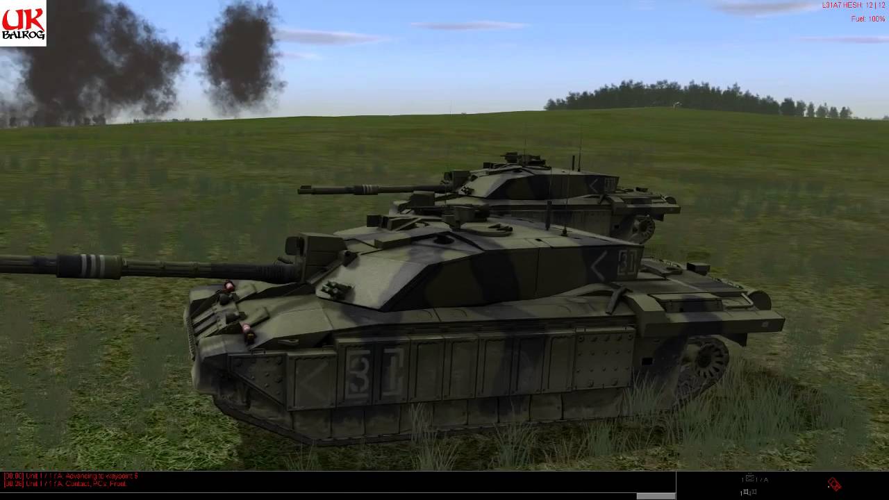 Steel Beasts - Challenger 2 - British Crew Voices - YouTube