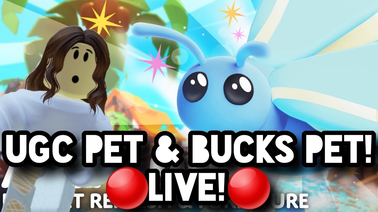UGC Pet & Bucks Pet! | Adopt Me! |🔴Live🔴| Roblox - YouTube