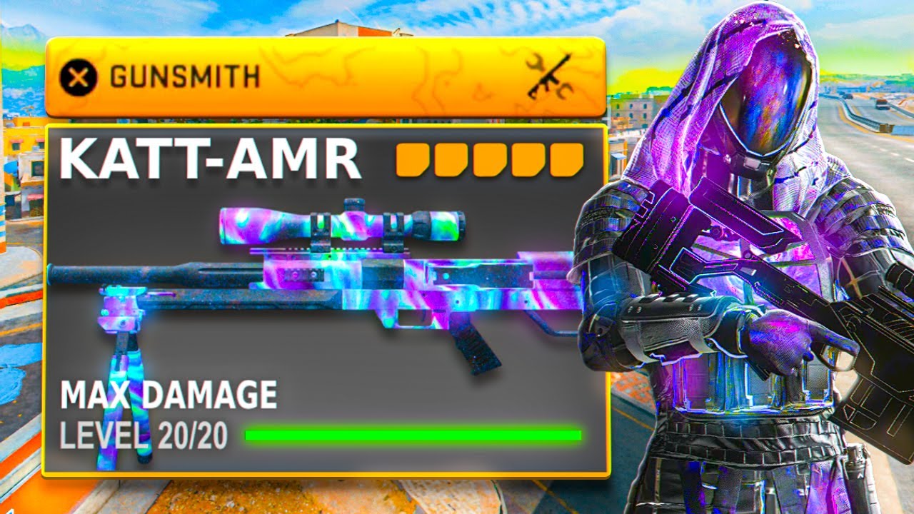 the BEST ONE-SHOT KATT-AMR SNIPER CLASS SETUP in Warzone! (Modern ...