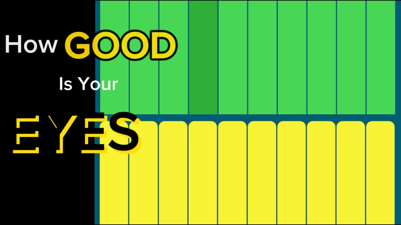 How Good Are Your Eyes | Simple Eye Test - YouTube