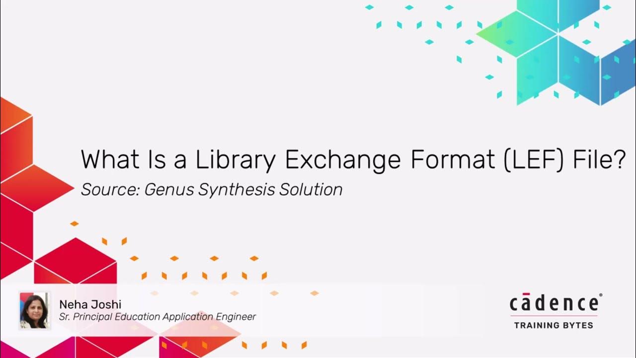 What Is a Library Exchange Format LEF File - YouTube
