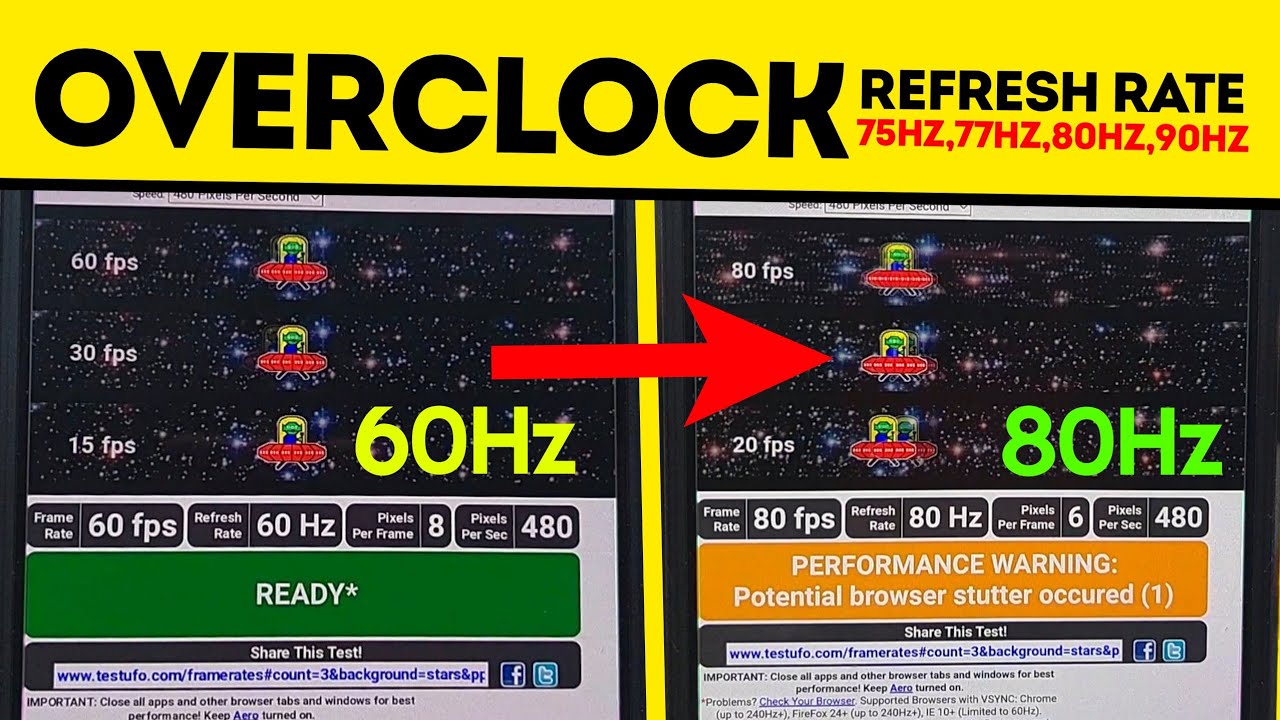 Overclock Menambah Refresh Rate Hp Android Dari 60Hz Ke 80Hz - YouTube