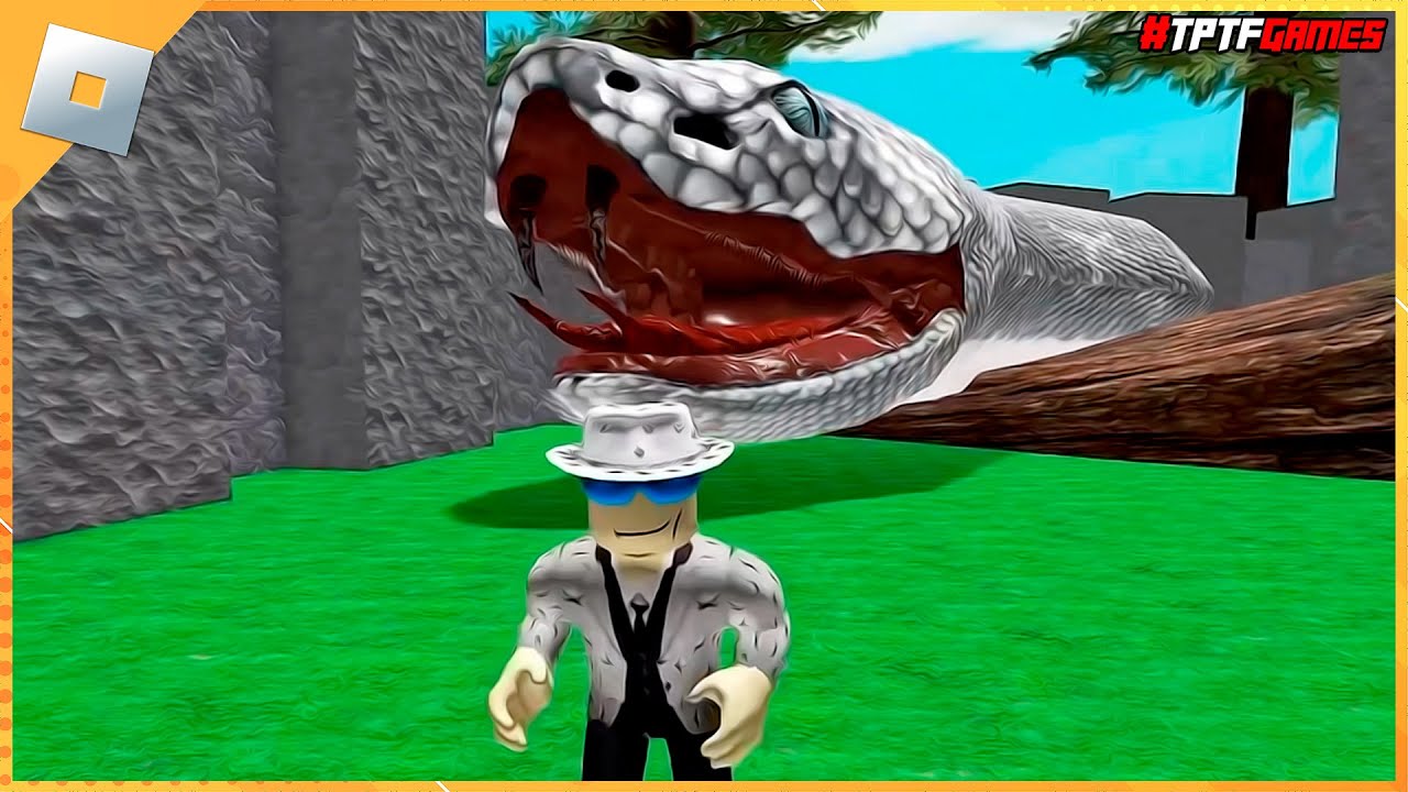 Fuja da Cobra Gigante no Roblox - YouTube
