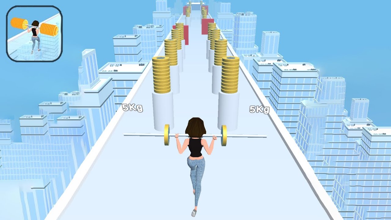 New Satisfying Mobile Game Weight Runner 3D Top Gameplay Walkthrough ...