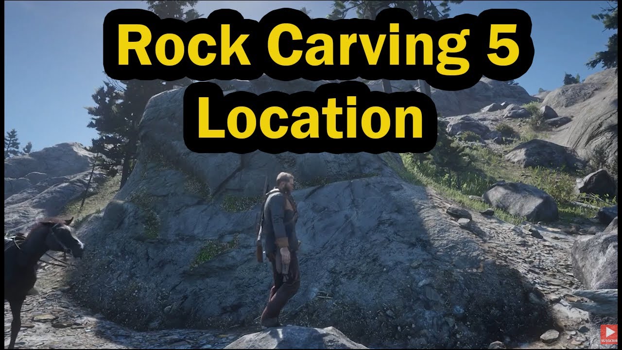 Red Dead Redemption 2: Rock Carving Owanjila Lake Coordinates 5 - YouTube