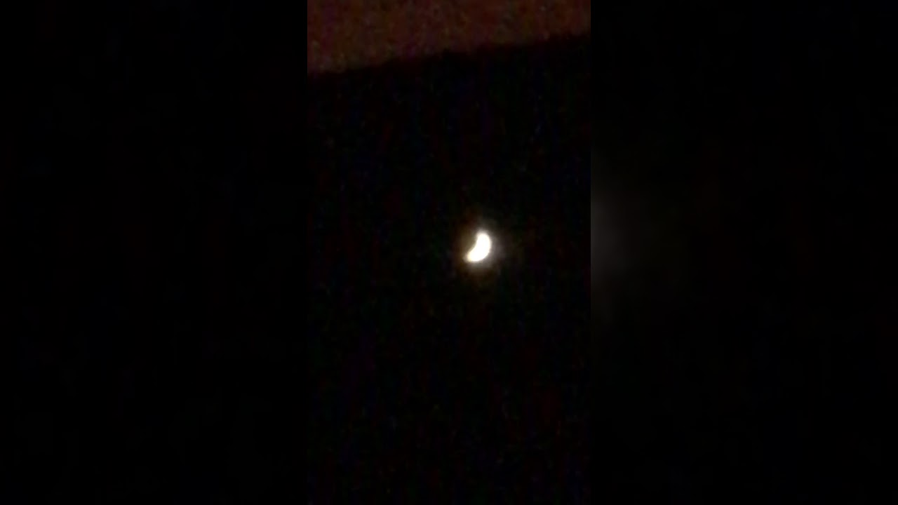 Strange looking moon! - YouTube