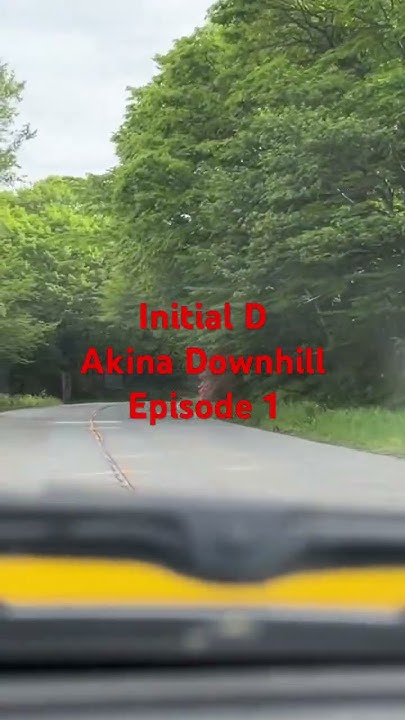 Initial D Akina Downhill Episode 1 RX7 FD3S - YouTube