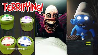 Piranhaa Plants getting SCARED for over 8 minutes straight