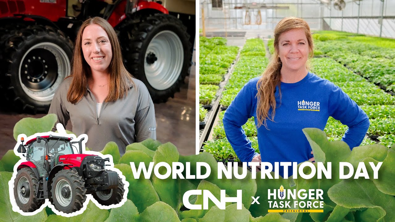 Hunger Task Force and CNH and Case IH celebrate World Nutrition Day at The Farm - YouTube
