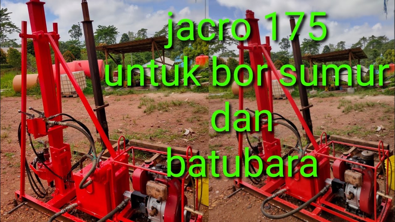 unit rig jacro 175 pengeboran batu bara .dan bor sumur - YouTube