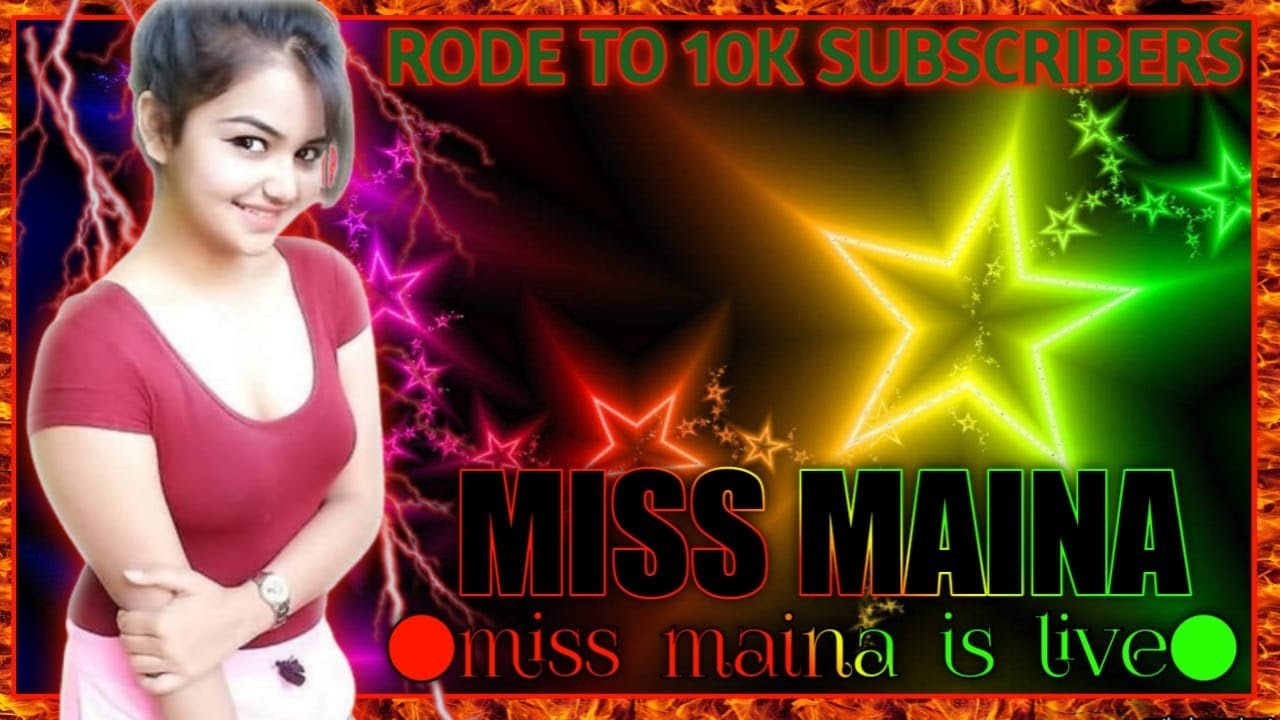 FREE FIRE GIRL LIVE STREAM/RODE TO 10K SUBSCRIBERS/FACE REVEAL/MISS MAINA IS LIVE - YouTube