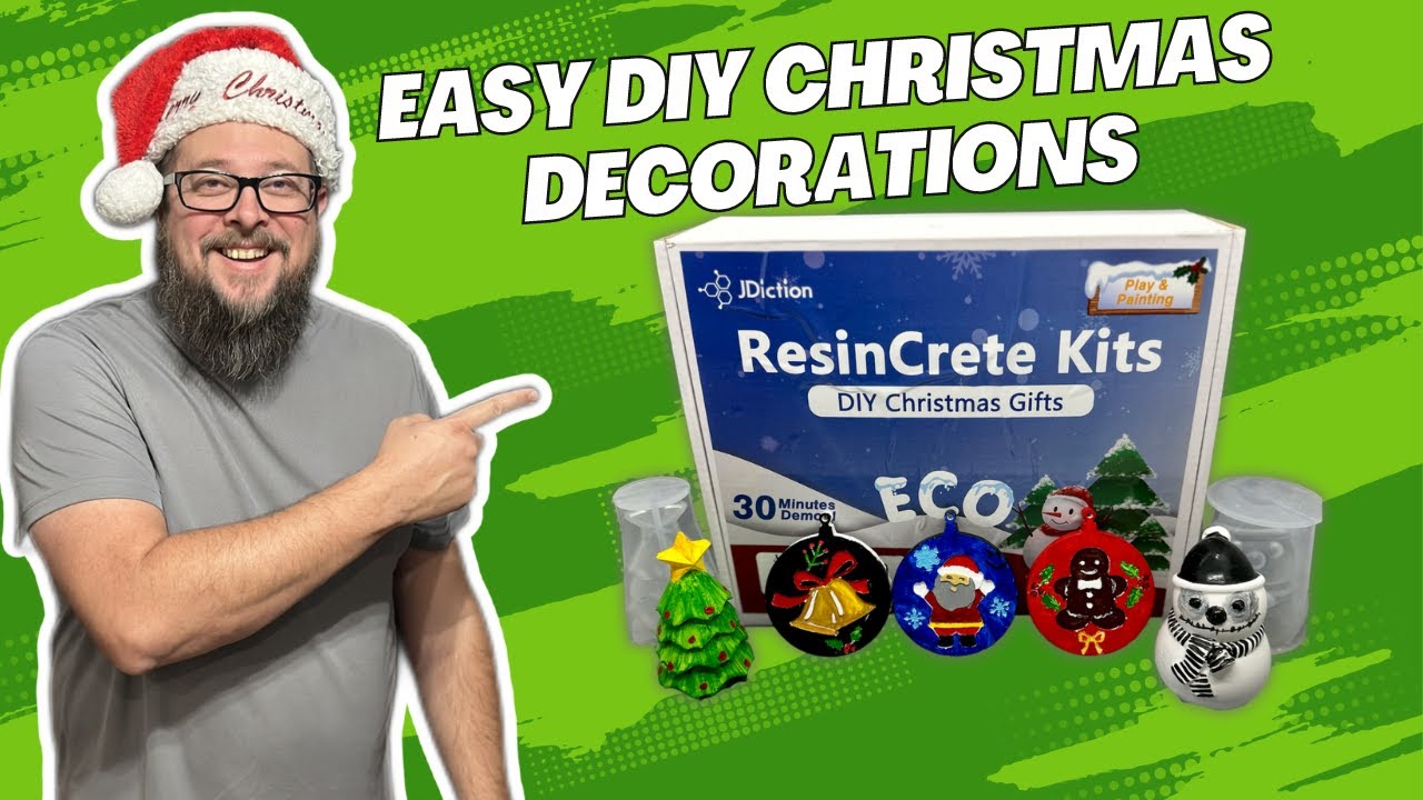 How to Make Your Own Christmas Decorations With JDiction ResinCrete ...