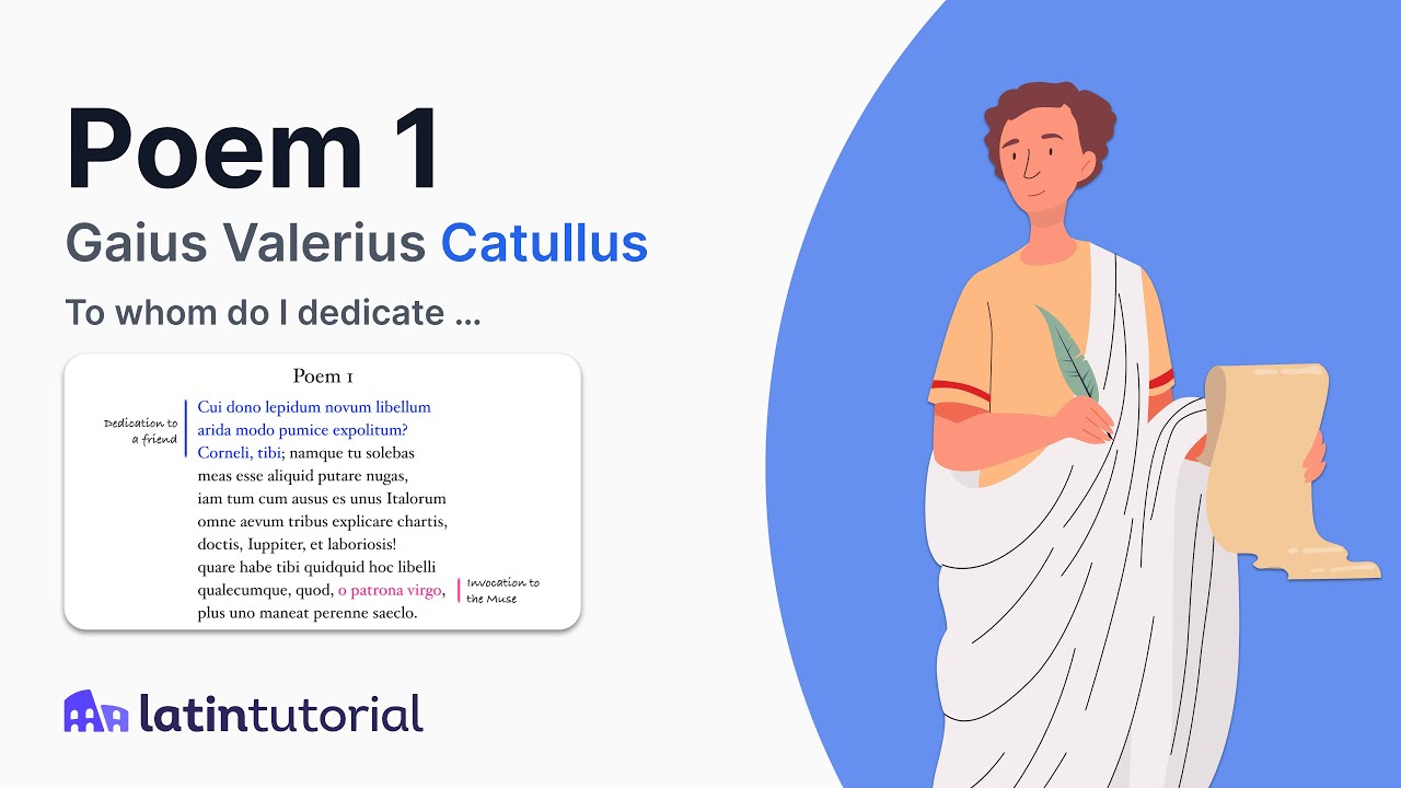 Catullus Poem 1: To Whom Do I Give ... - YouTube