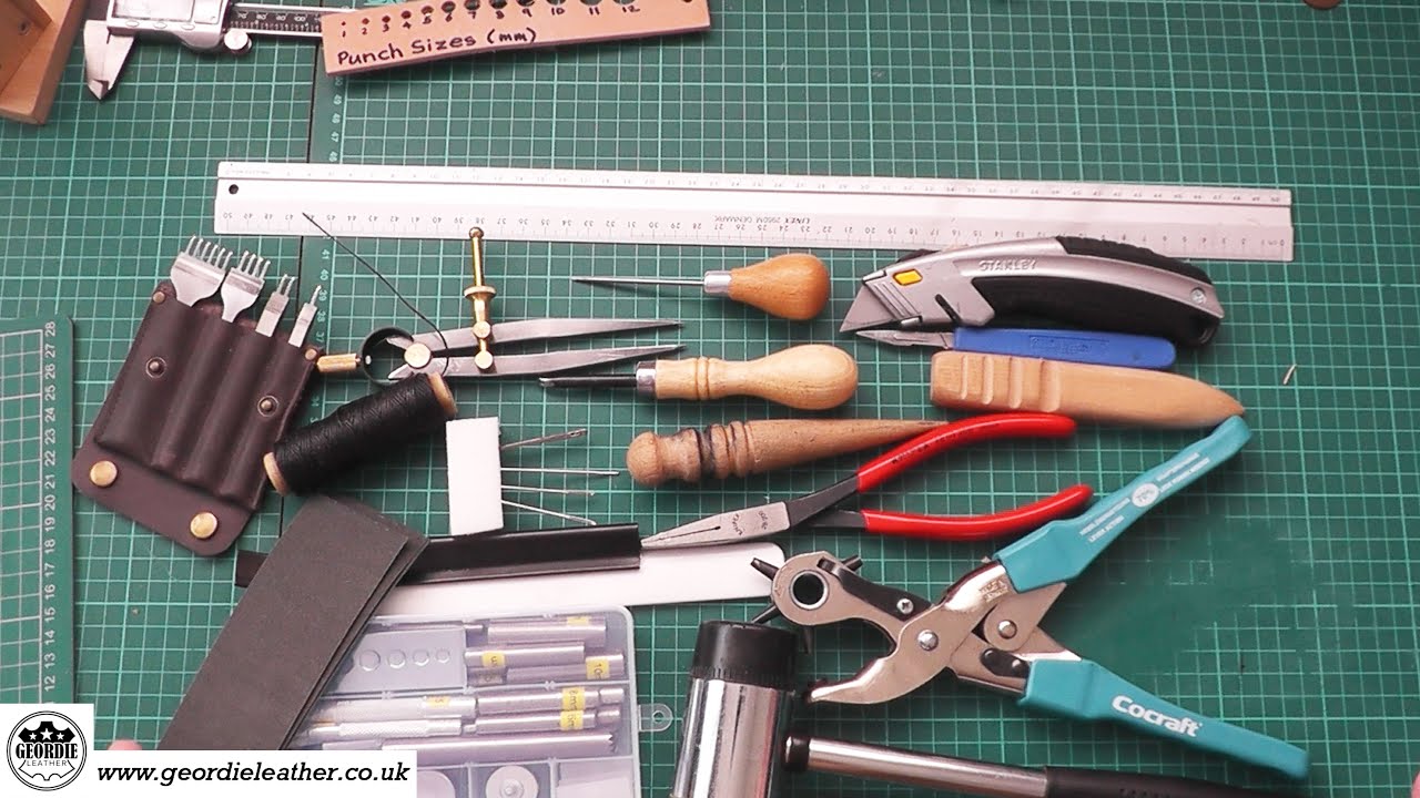 #4 Basic Leather Work Tools - Leather Work For Beginners - YouTube