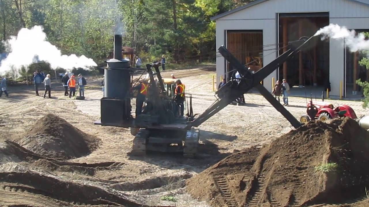 Steam Shovel - Steam Traction Engine - YouTube