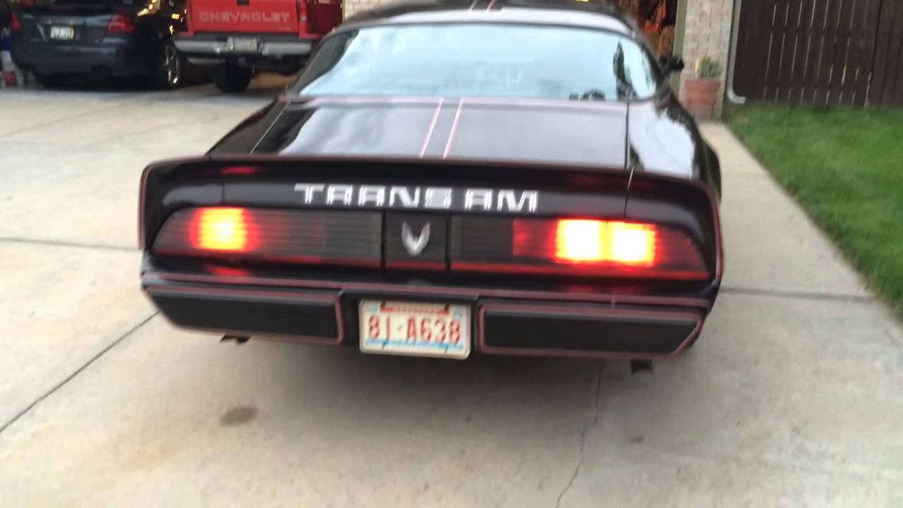 1981 Trans Am with original exhaust #1 - YouTube