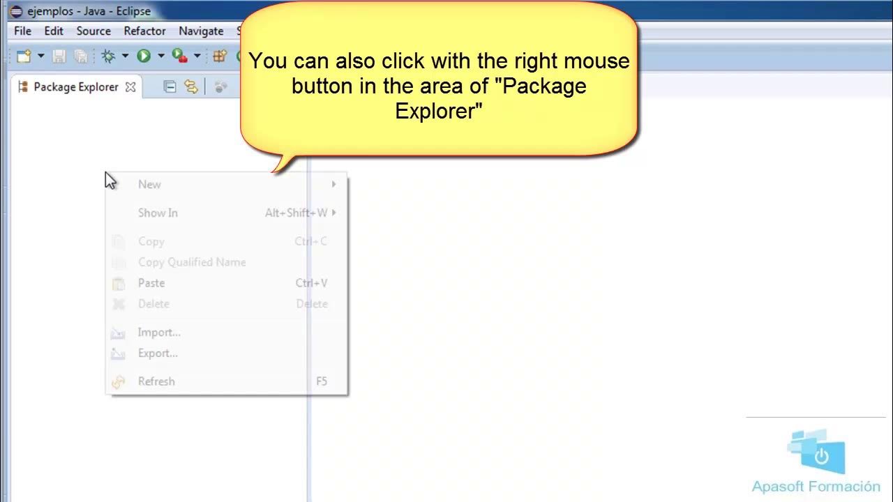 Create a Java Project with Eclipse NEON - YouTube