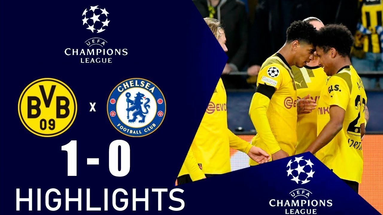Borussia Dortmund vs Chelsea | Extended Highlights | Round of 16 | UEFA ...