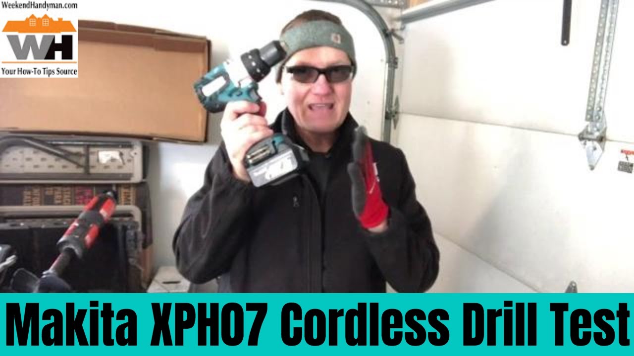 Makita XPH07 Drill Test XPH07Z 1/2 inch Brushless 18 Volt Cordless ...
