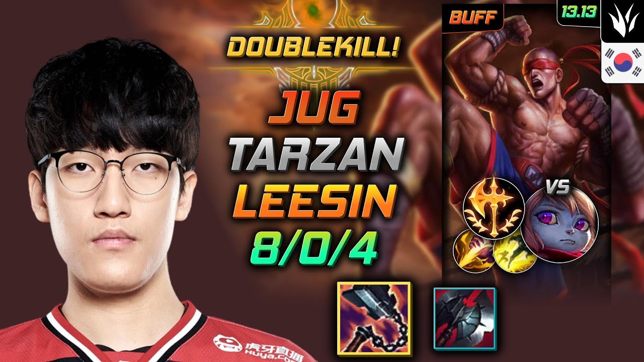 Lee Sin Jungle Build Tarzan Goredrinker Conqueror - LOL KR Challenger ...