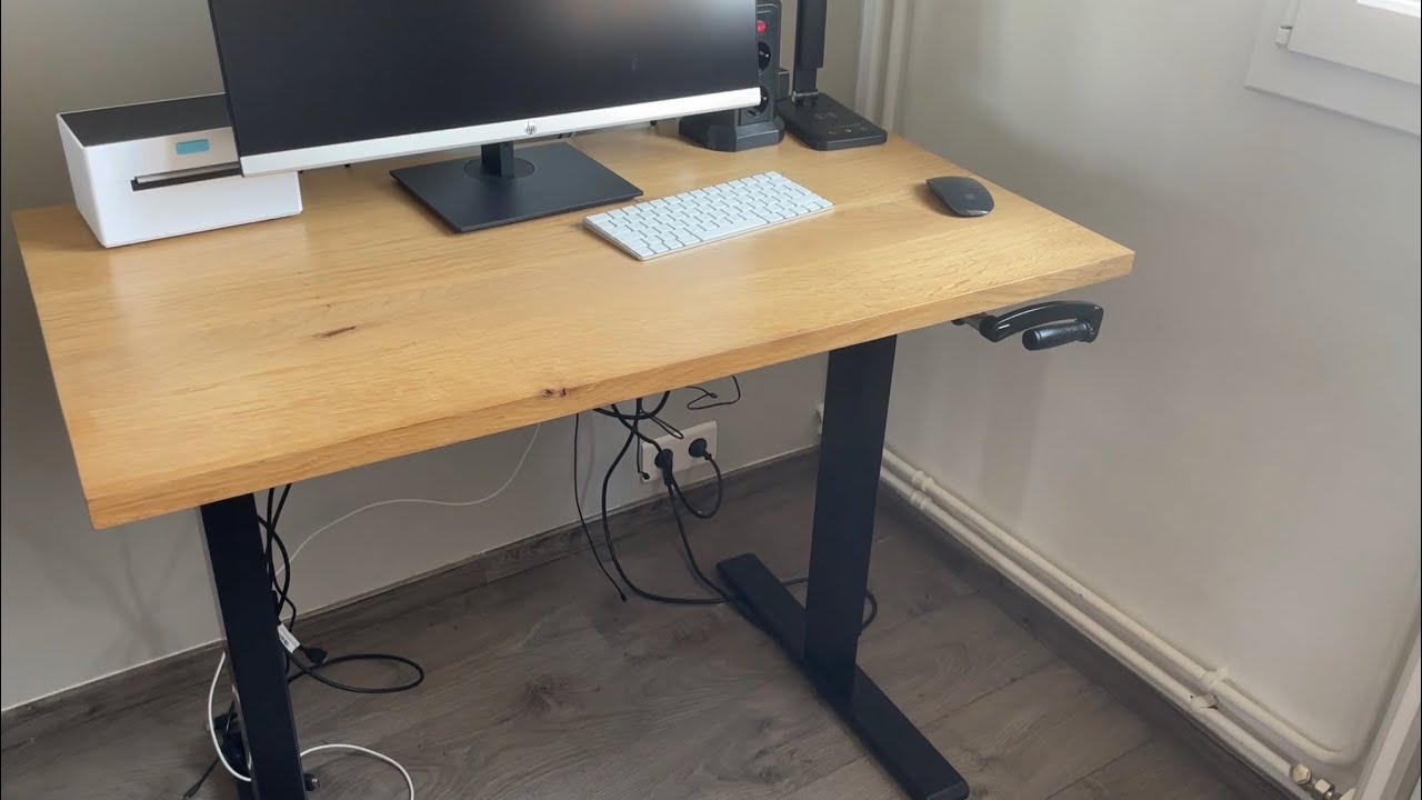 MONTAGE DU MEILLEUR BUREAU RELEVABLE FLEXISPOT - YouTube
