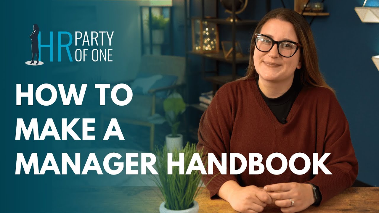 How to Make a Manager Handbook - YouTube