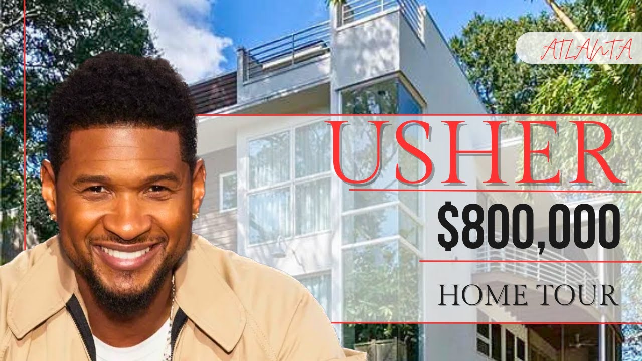 USHER HOUSE TOUR | $800,000 | ATLANTA DREAM HOME - YouTube