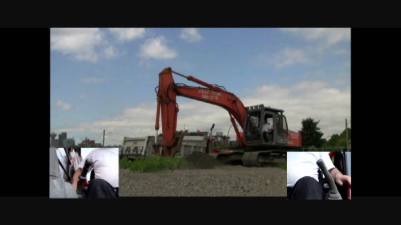 Excavator Controls - a closer look - YouTube