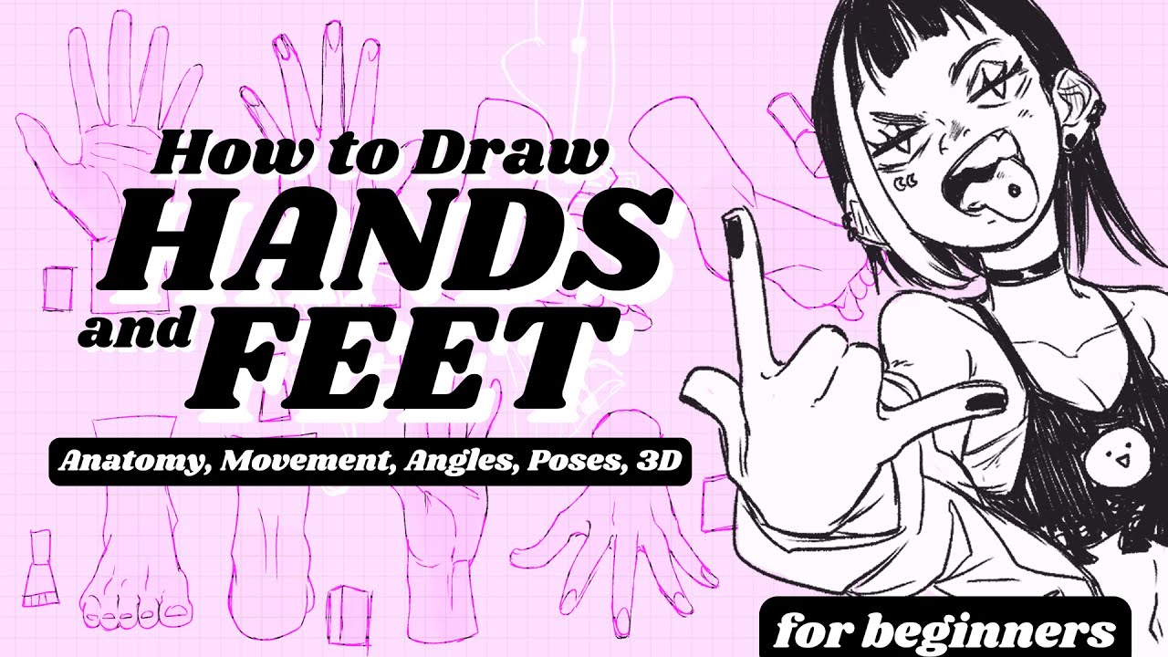 How To Draw Hands and Feet (For Beginners) - YouTube