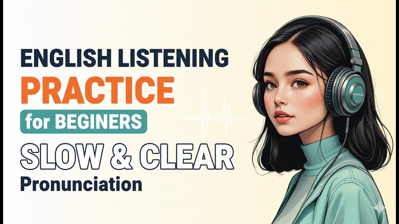 English Listening Practice for Beginners — Slow & Clear English with ...