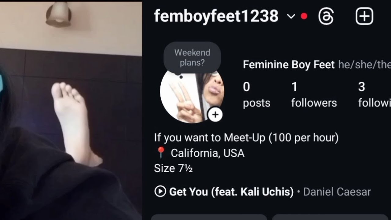 Add My New Instagram (Boy Feet) - YouTube