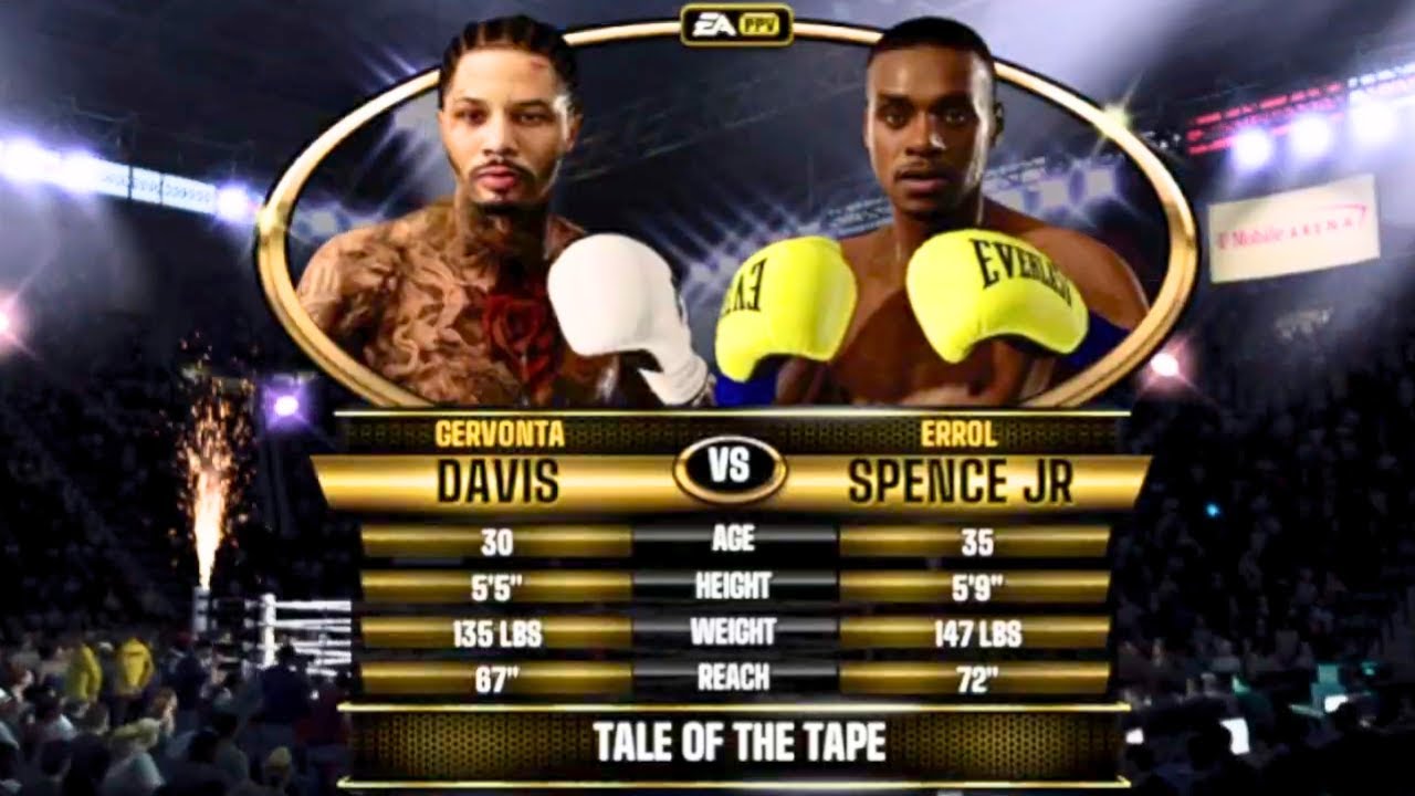 Gervonta Davis vs Errol Spence Jr FULL FIGHT | Fight Night Forever AI ...