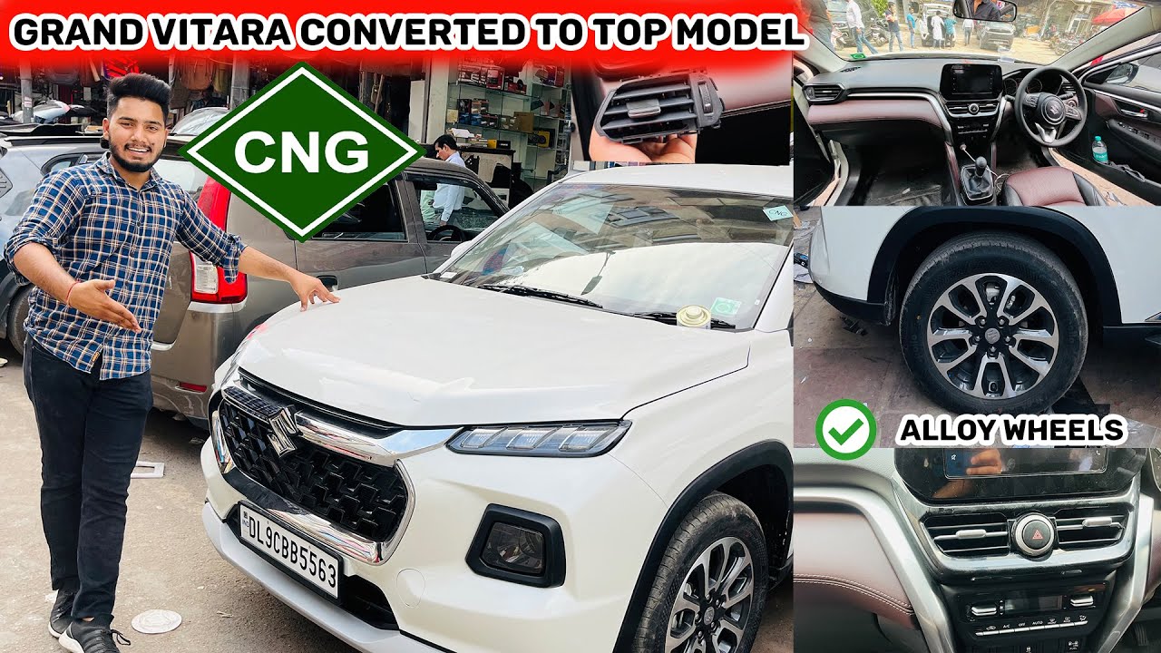 Grand Vitara Delta Cng Converted To Top Model 🔥😱Alloy Wheel, Cruise ...