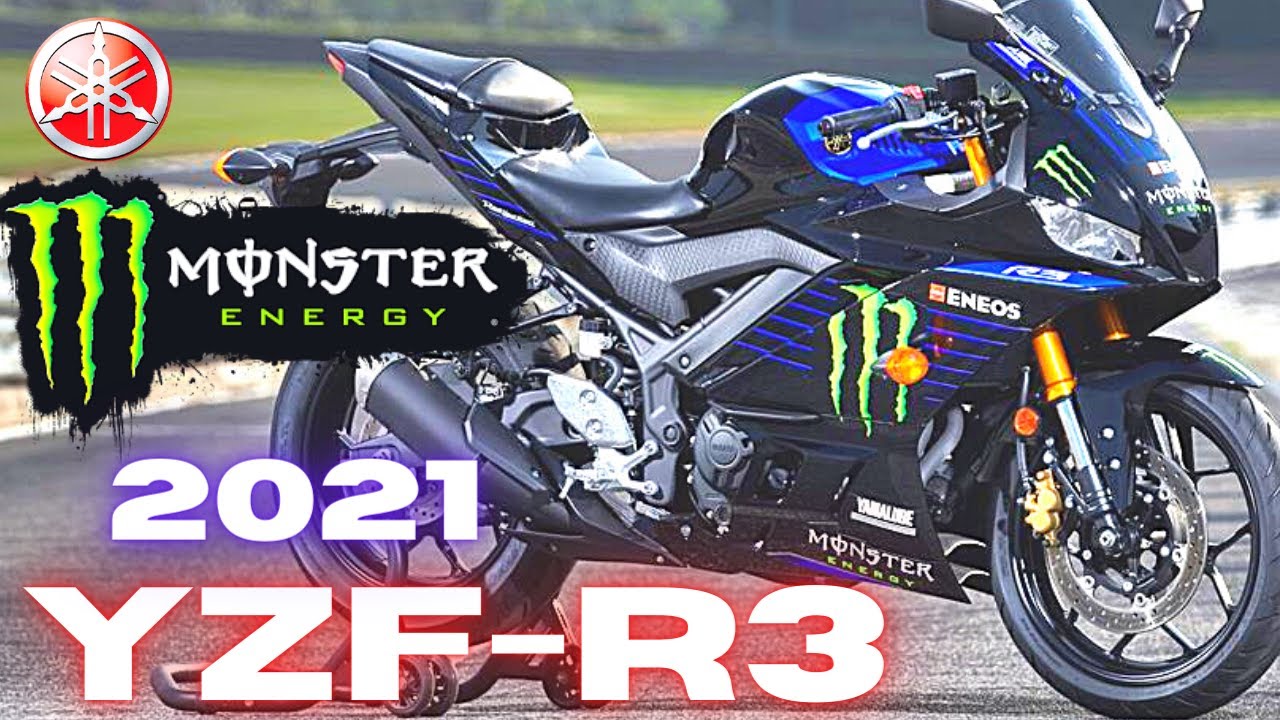 2021 YAMAHA R3 MONSTER ENERGY | DETAILED LOOK - YouTube