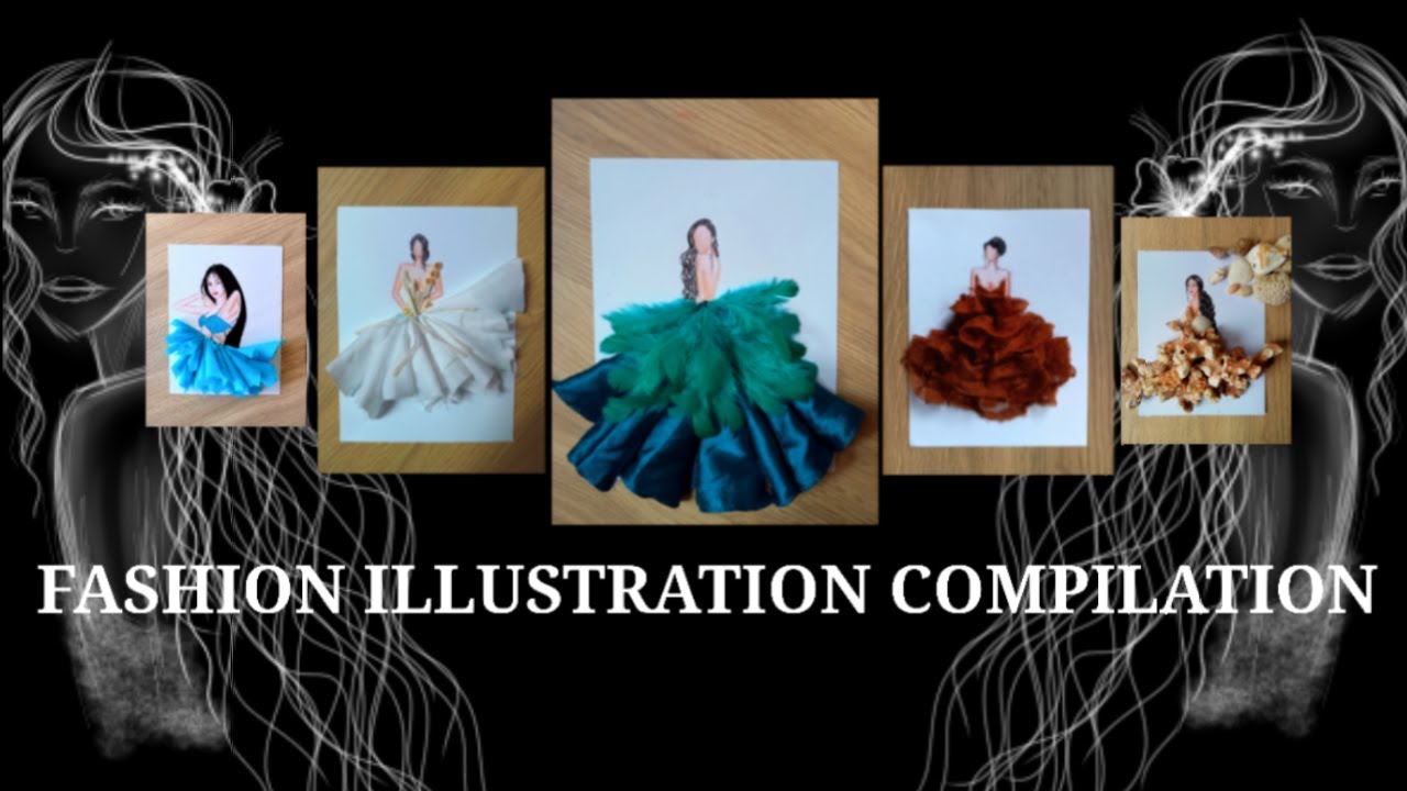 3D Fashion illustration Compilation - YouTube