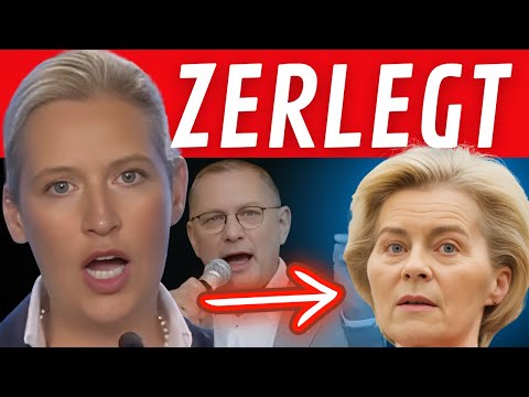 Alice Weidel und Co zerlegen Von der Leyen❗️ Heftiger Klartext❗️