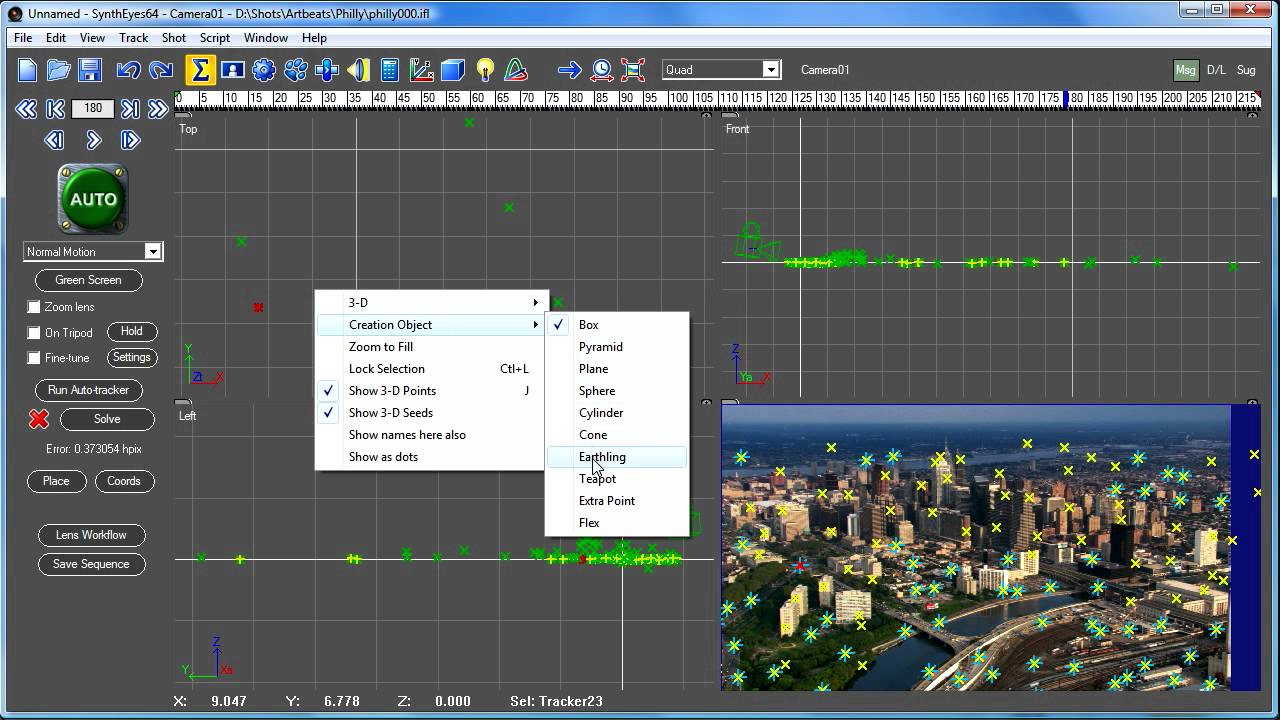 Basic Automatic Tracking Example - YouTube