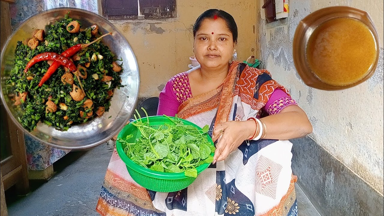 niramish nota shak vaja recipe|note saag recipe|Bengali style recipe ...