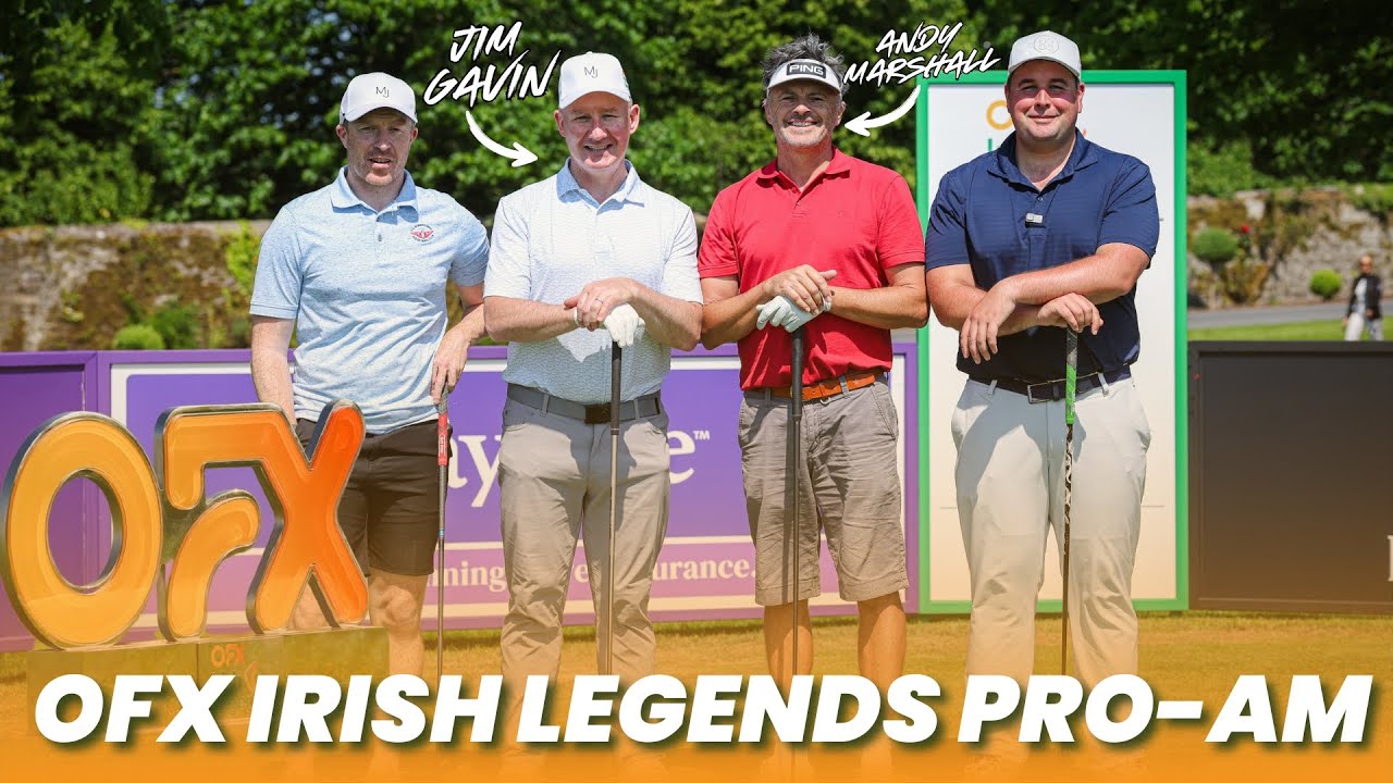 Playing The OFX Irish Legends Pro Am with Jim Gavin - YouTube