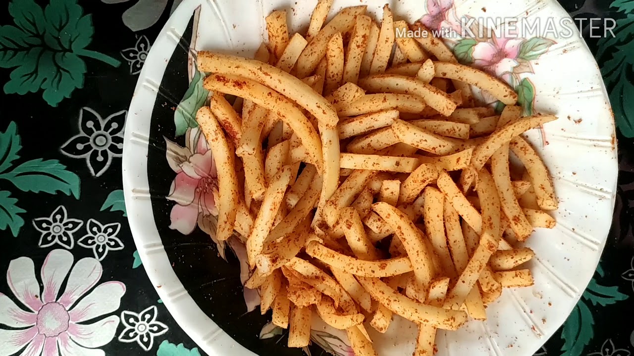 How to make finger chips in 5min. | Only 4 ingredients | Lockdown ...