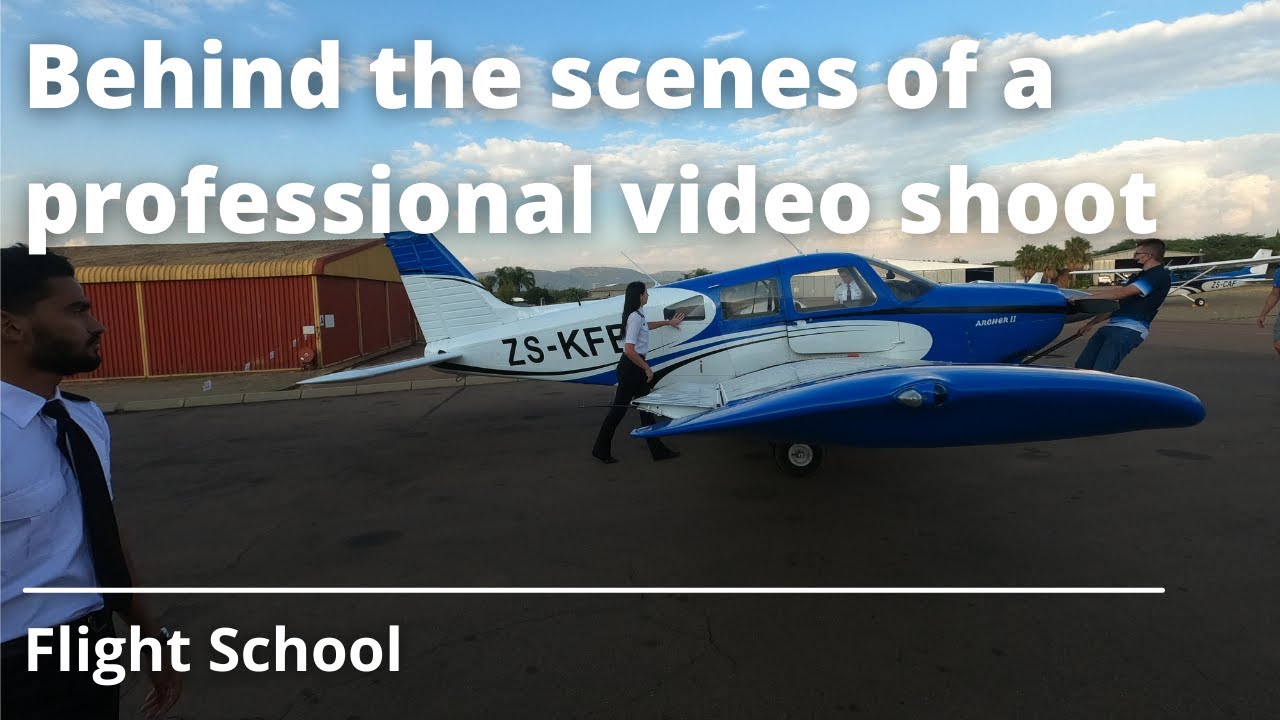 FILMING OF A PROFESSIONAL AVIATION VIDEO - BEHIND THE SCENES - YouTube