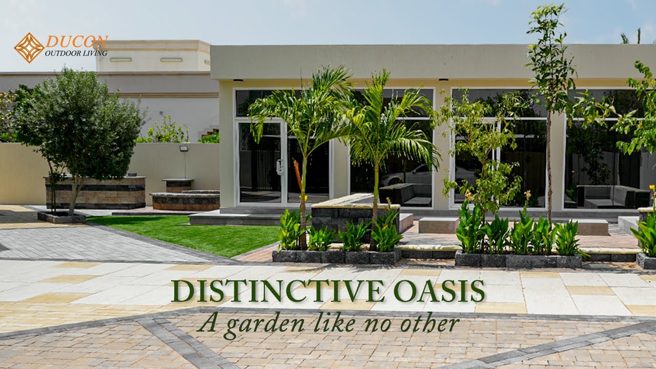 Luxury Villa Yards Perfected by Ducon ODL's Hardscaping Project - YouTube