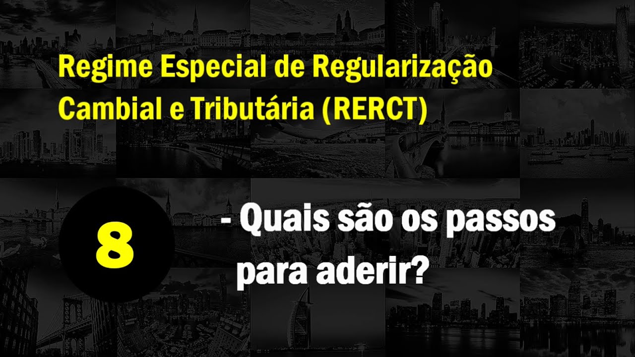8) RERCT - Quais são os passos para aderir? - YouTube