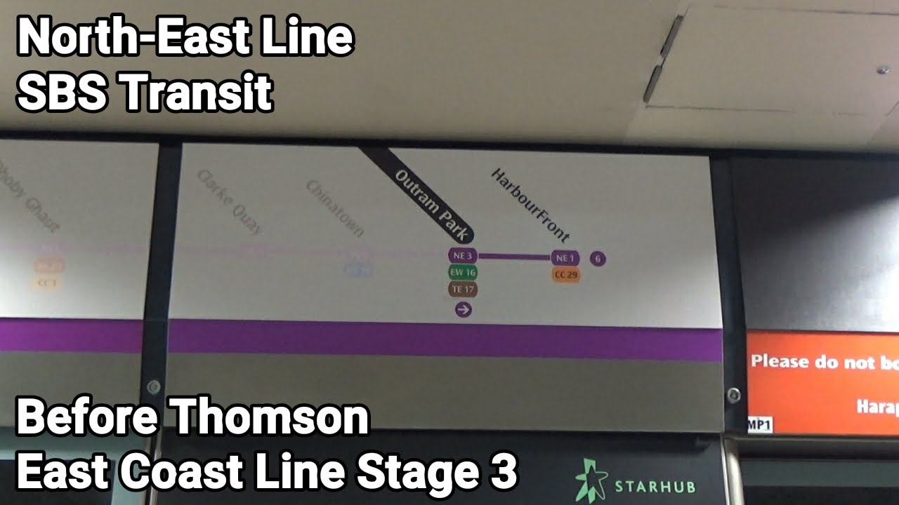 SBS Transit North-East Line - Before Thomson-East Coast Line 3 Opening ...