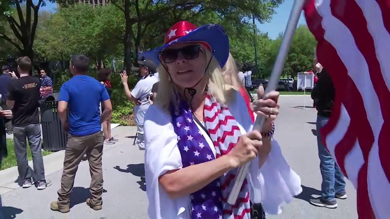 PROTEST: People gather asking Texas Gov. Abbott to reopen Texas ...
