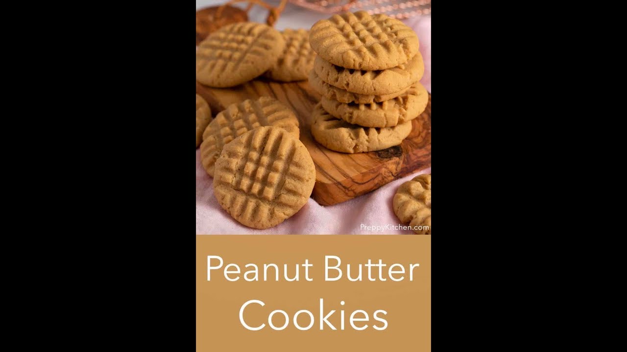 Vintage Cafeteria Peanut Butter Cookies - YouTube