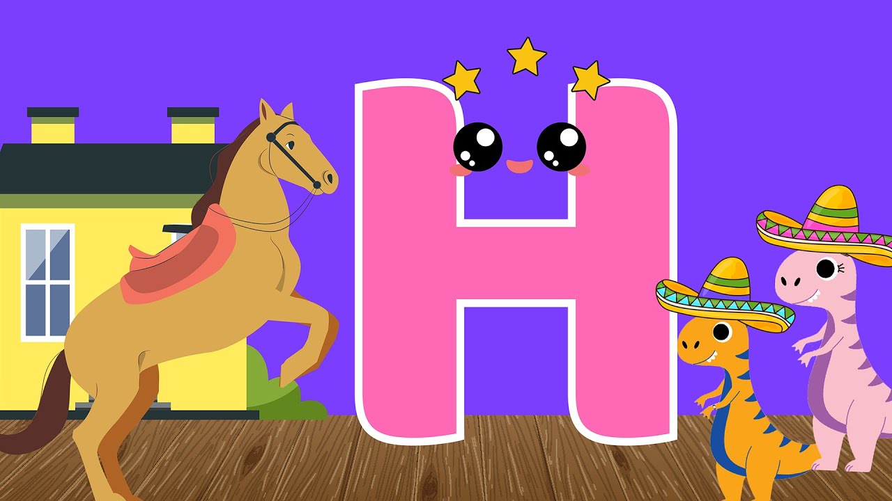 Dinosaur ABC Learning for Kids- Letter H with Nova and Rexo - YouTube