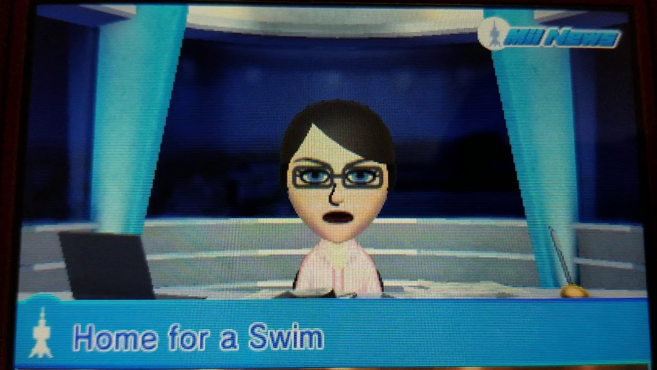 Tomodachi Life - Mii News - Home for the Swim - 4th Day - YouTube