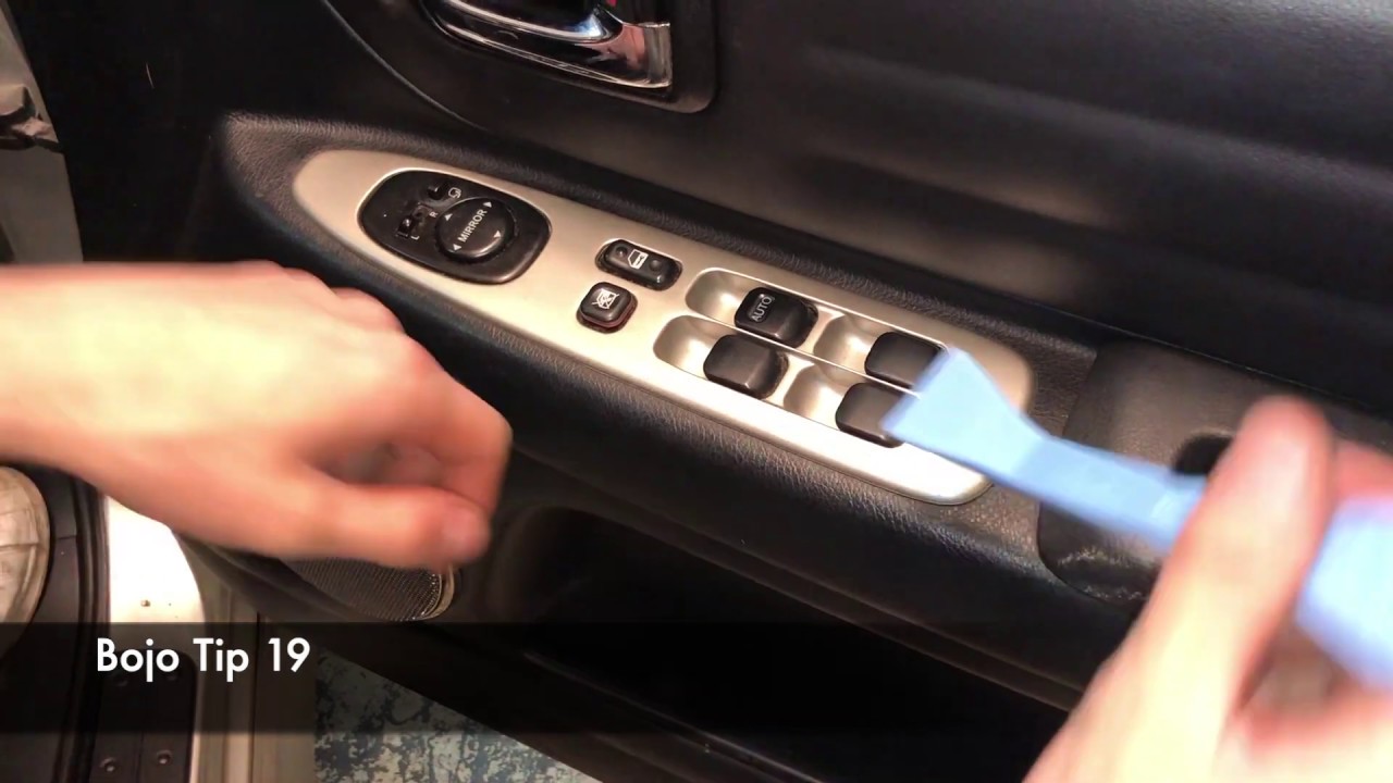 How to Remove Lexus IS200 Door Window Switches DIY - YouTube