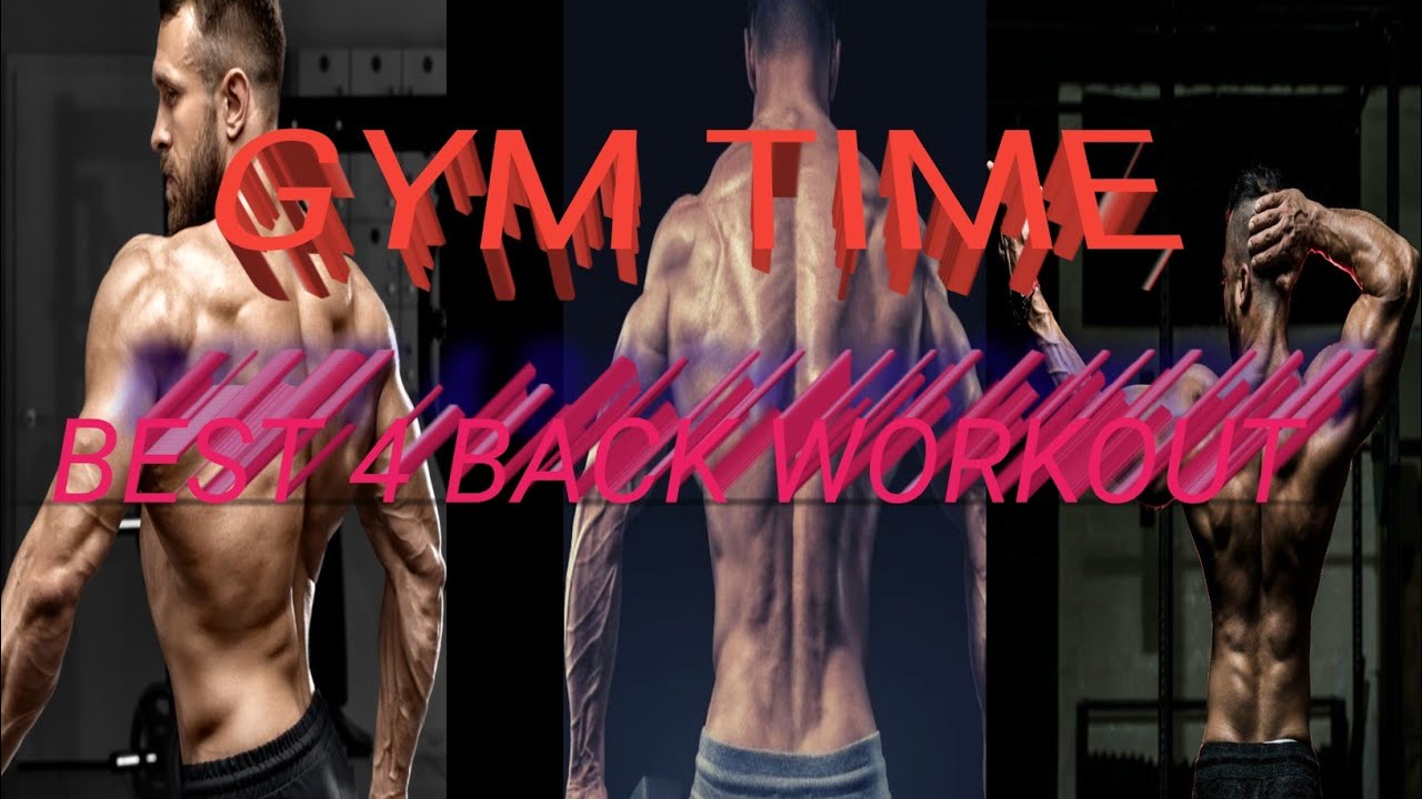 best back workout in gym/डेली 4 वर्कआउट जिम मे करे बैक का - YouTube